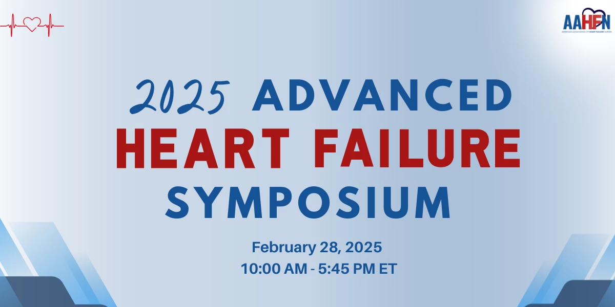 Registration - 2025 Advanced Heart Failure Symposium - American Association of Heart Failure Nurses