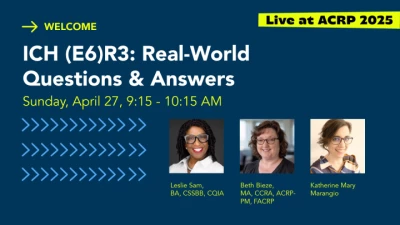 Crack the Code: A Comparison of ICH E6(R2) and ICH E6(R3) - Association ...