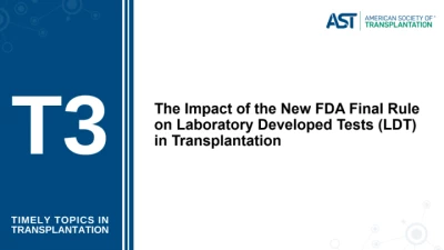 How to Define the Success of a Transplant Program - American Society of ...